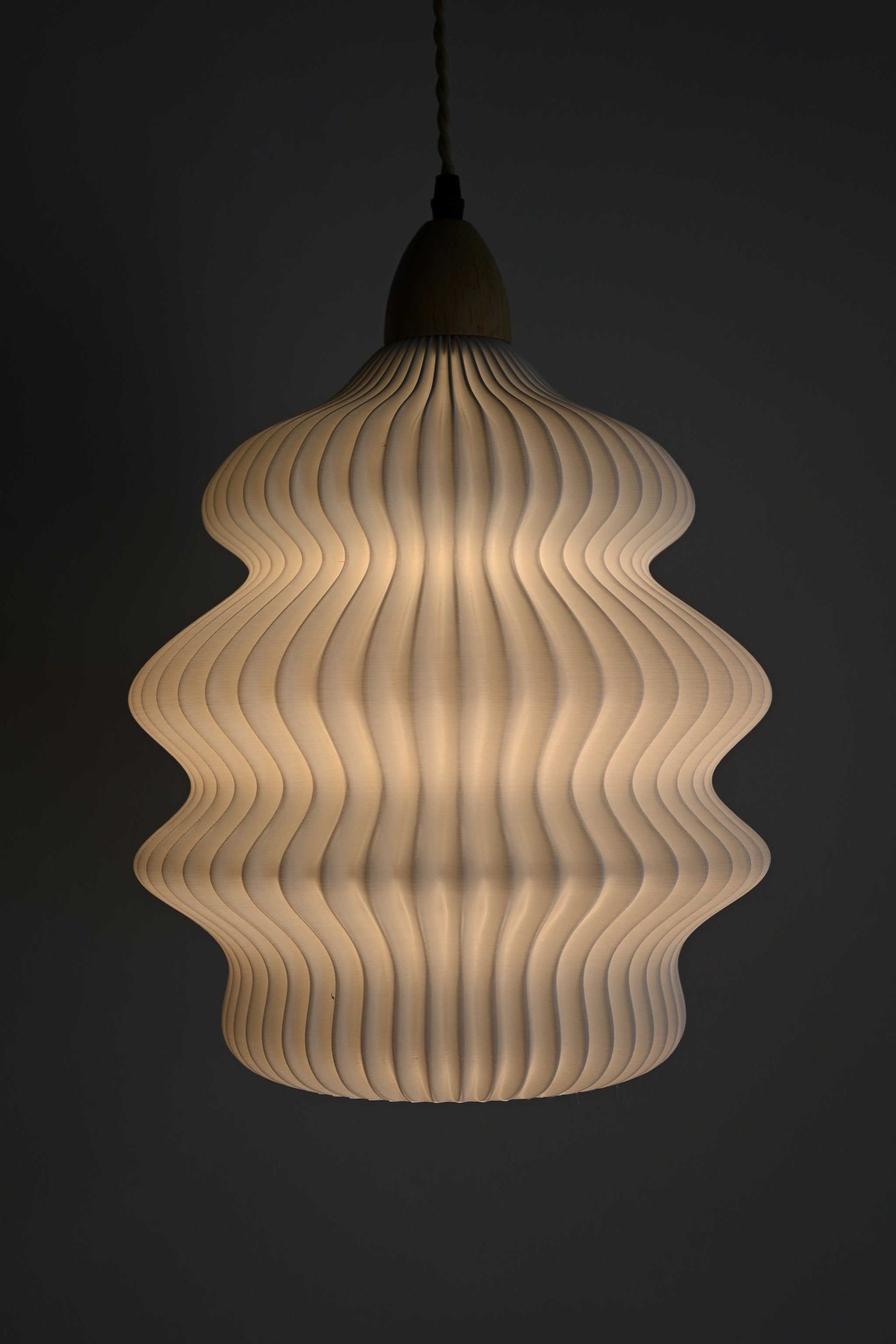 Nova 3D-Printed Pendant Light – Modern Parametric Design for ...