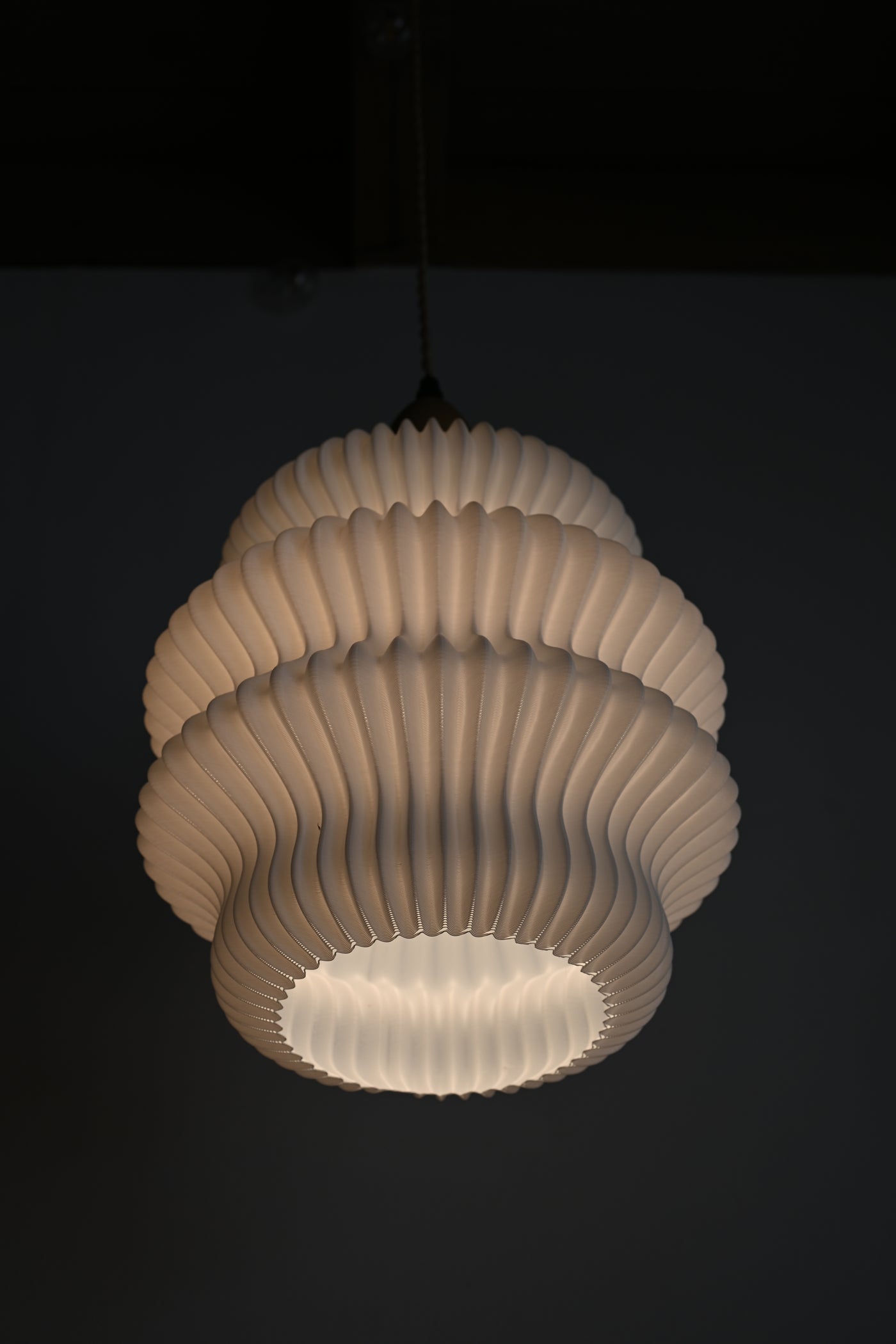 Nova 3D-Printed Pendant Light – Modern Parametric Design for ...