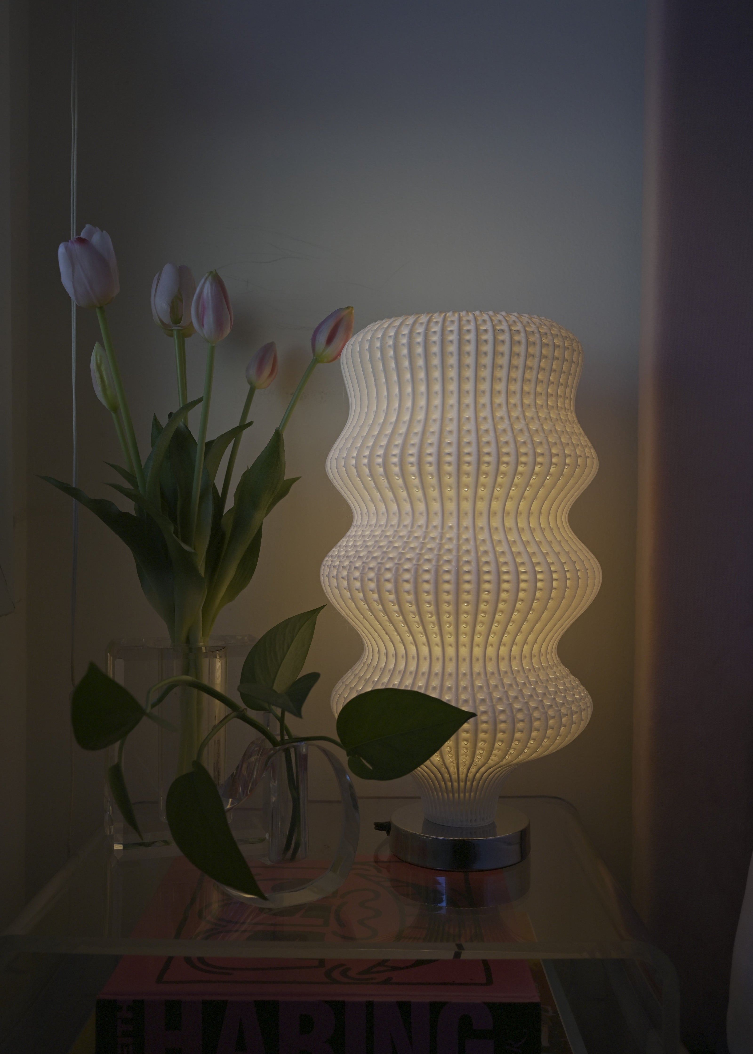 Galaxy 3D-Printed Table Lamp – Cosmic Elegance with Sustainable ...