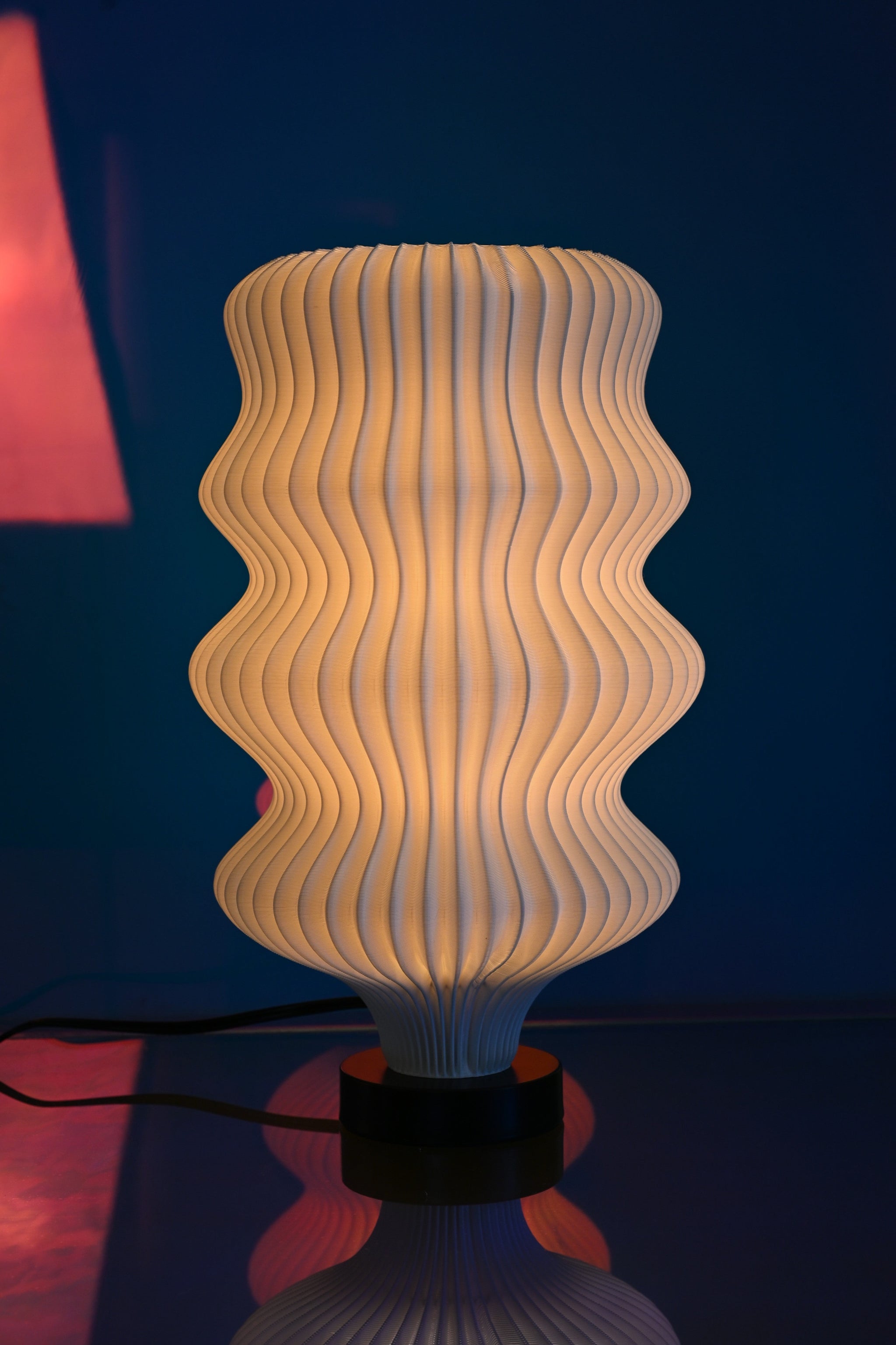 Nova 3D-Printed Table Lamp – Modern Parametric Design with Sustainable ...