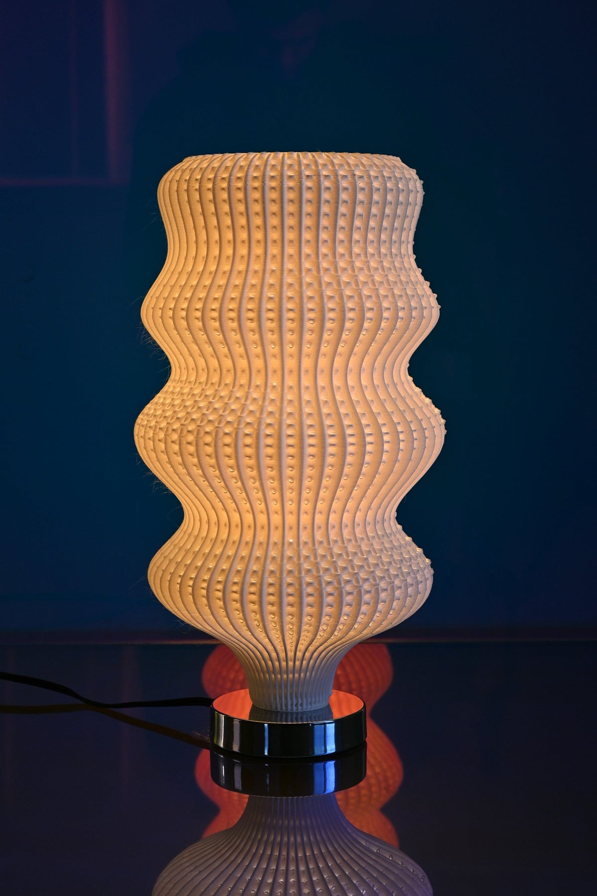 Galaxy 3D-Printed Table Lamp – Cosmic Elegance with Sustainable ...